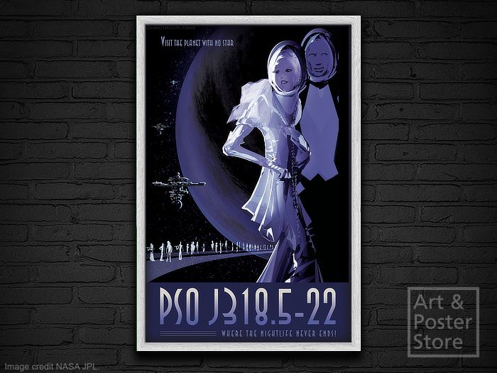 Second Life Marketplace - PSOJ318 | NASA Vintage Space Tourism Poster ...
